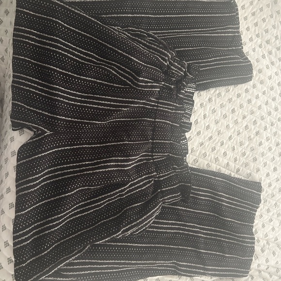 Billabong | Pants & Jumpsuits | Billabong Black And White Wide Leg ...